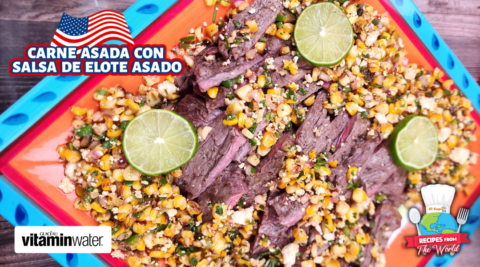 CARNE ASADA CON SALSA DE ELOTE ASADO | ElSuper